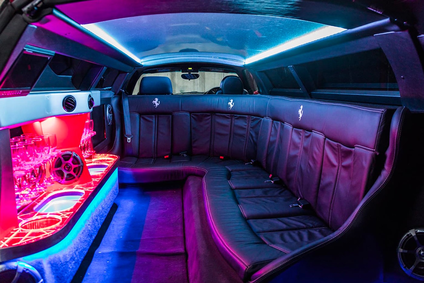 Here's What a Custom 2003 Ferrari 360 Modena Stretch Limo Looks Like ...